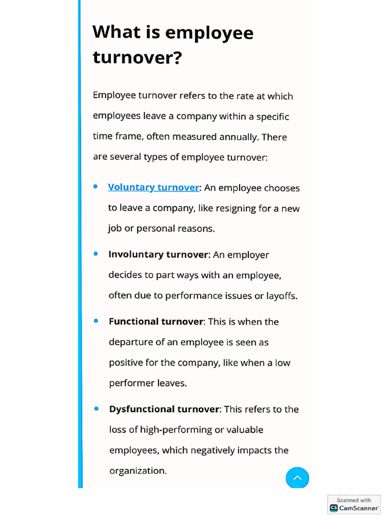 Employee Turnover | PDF