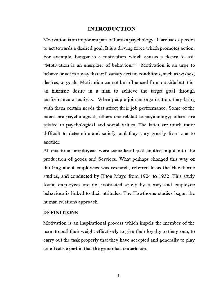 Understanding Employee Motivation Factors | PDF | Motivation | Motivational