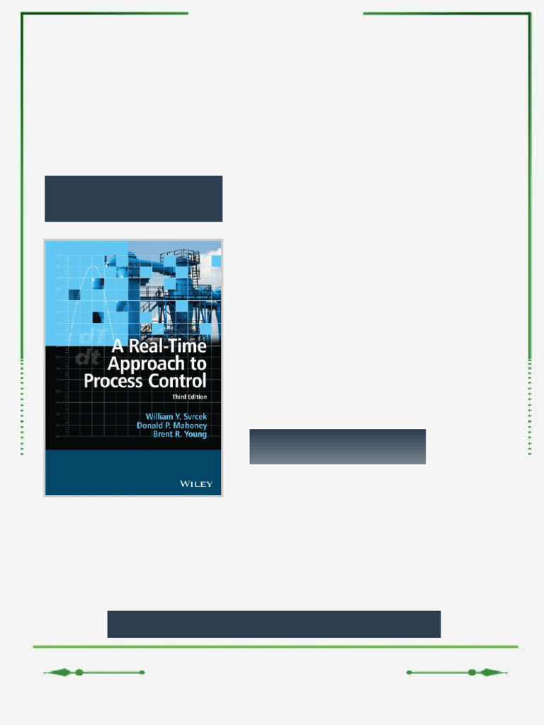A Real Time Approach to Process Control 3rd Edition William Y. Svrcek ...
