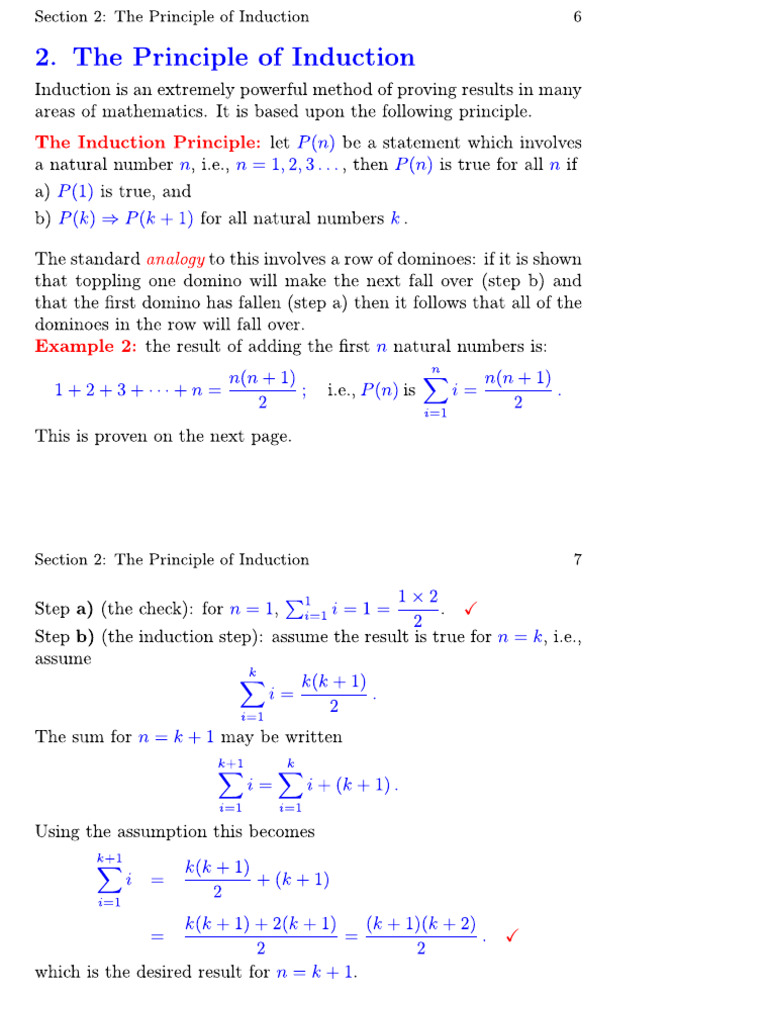 Mathematical Induction BAF Et Al 2019 Intro | PDF