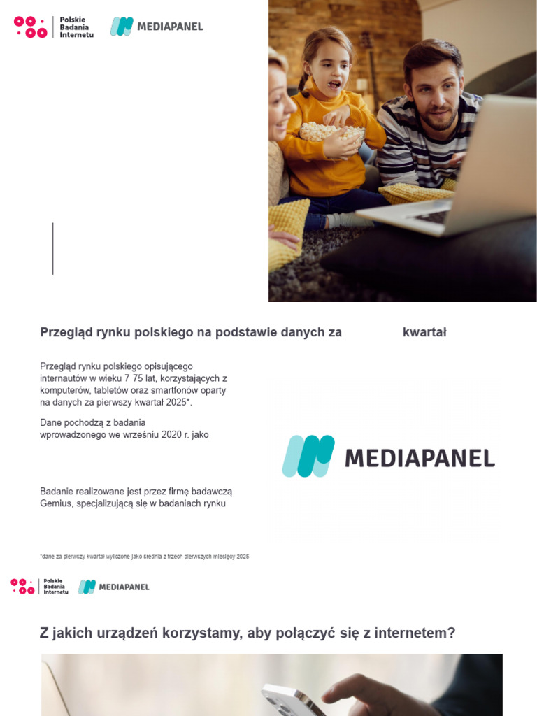 PBI - RAPORT - Polski Internet Q1 2025 | PDF