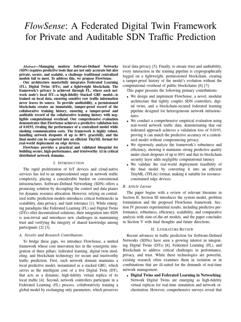 ICC Network Traffic Prediction FINAL 6 Page Without Author | PDF | Computing | Applied Mathematics