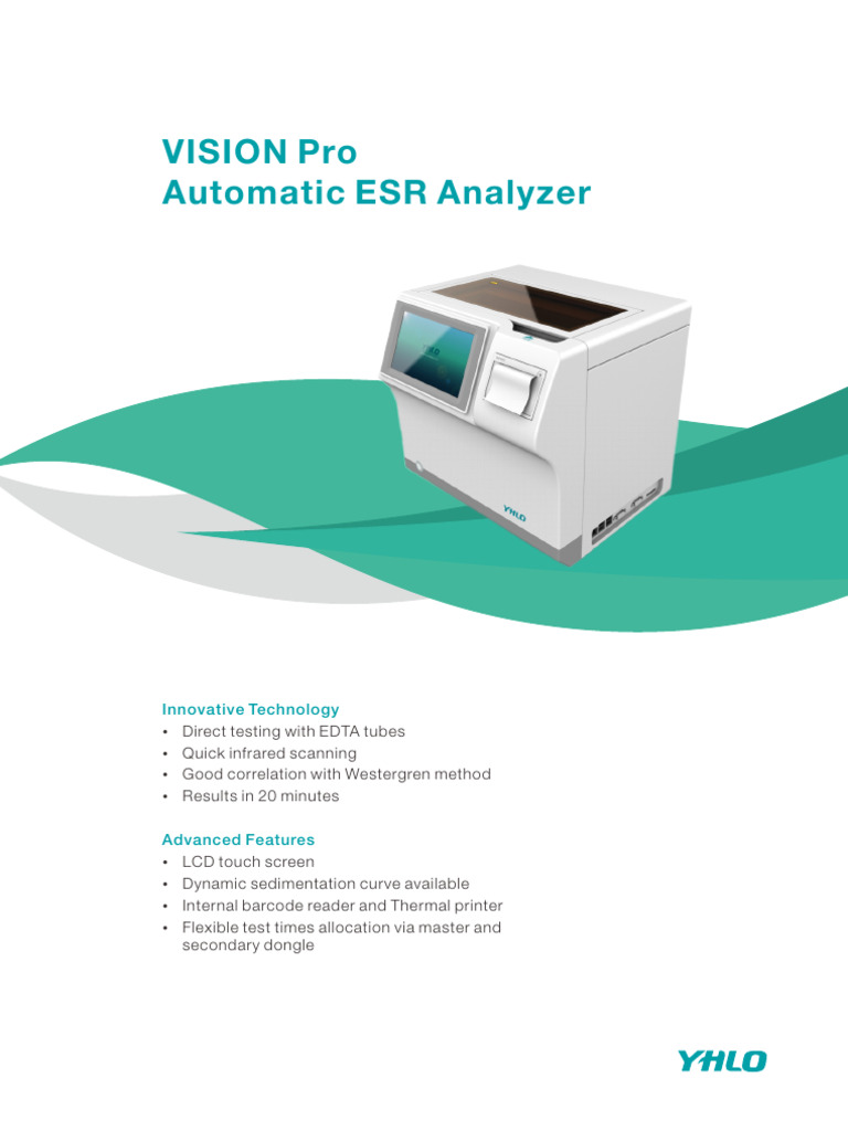 Vision Pro Esr Analyzer | PDF