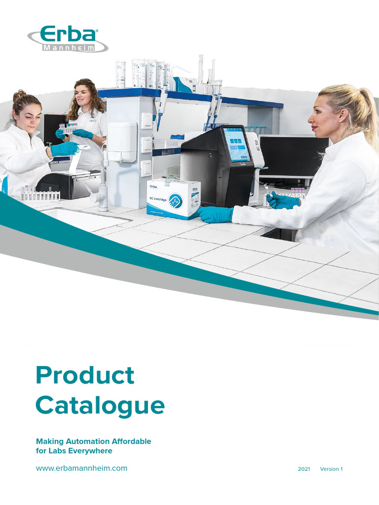 2021 Erba Mannheim Product Catalogue | PDF | Automation