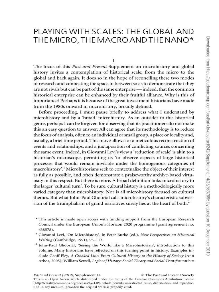 Microhistory II | PDF | Outlier | Theory