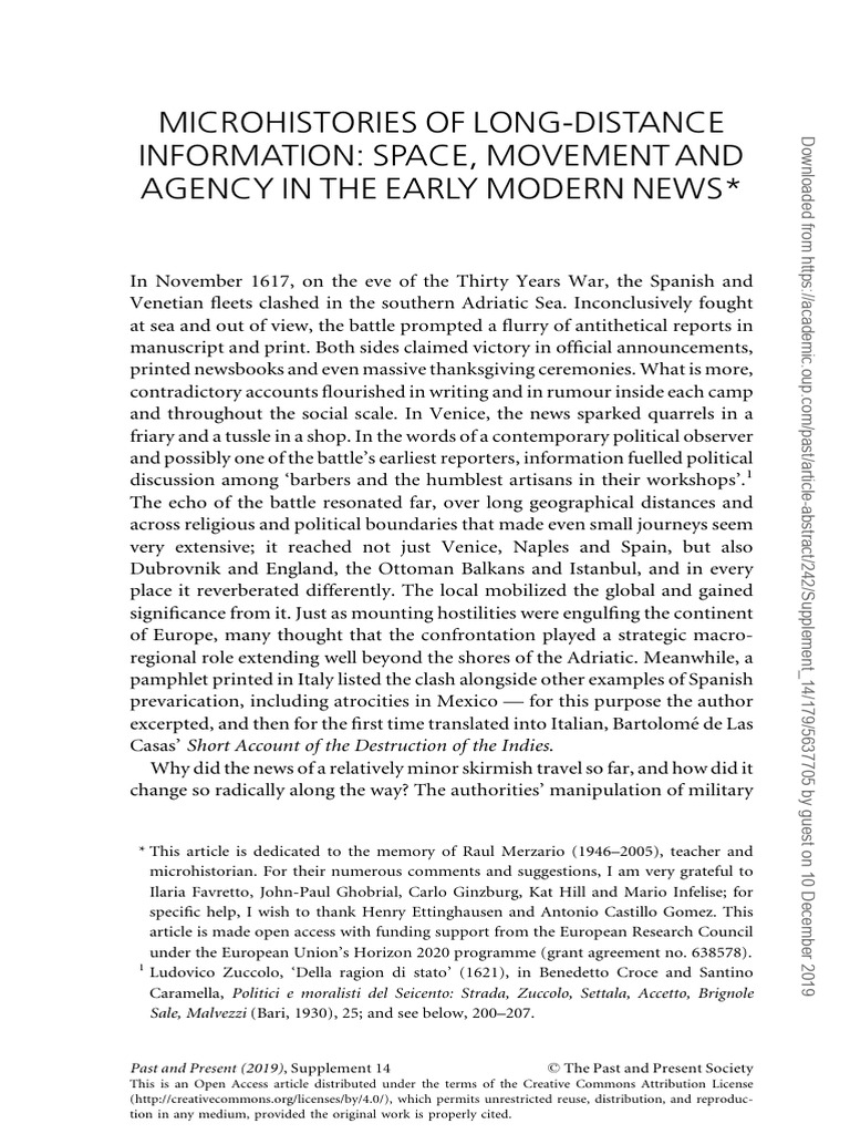 Micro History | PDF | Republic Of Venice