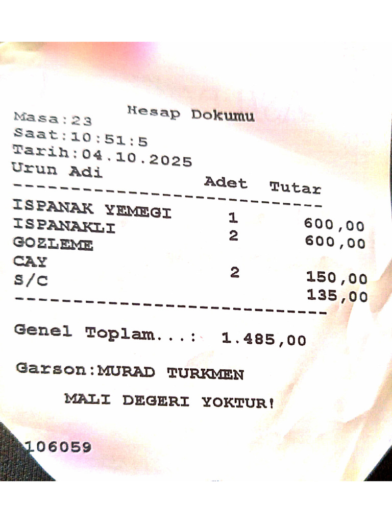Oct 4 Food Bill | PDF