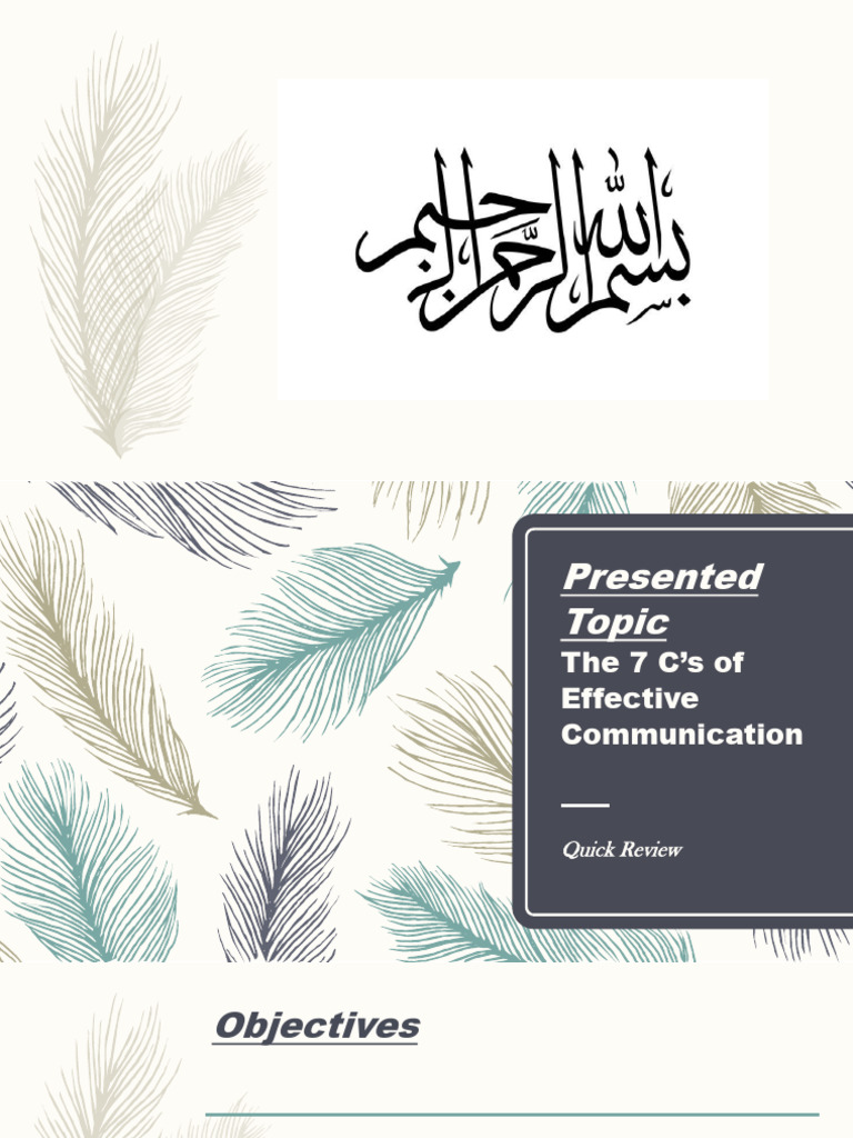 7 C's | PDF | Communication | Word