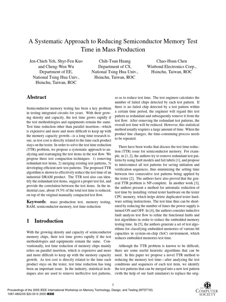 a-systematic-approach-to-reducing-semiconductor-memory-test-time | PDF ...