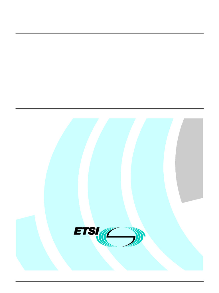 Ets TR 101 768 | PDF | Alternating Current | Distortion