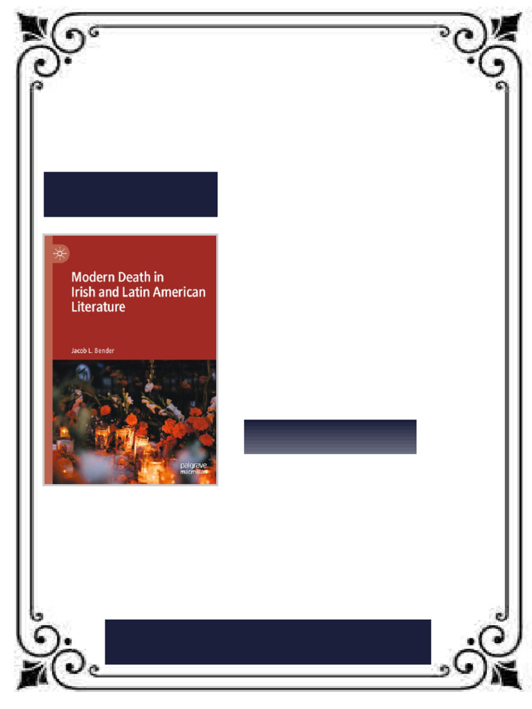 Modern Death in Irish and Latin American Literature 1st ed. 2020 ...