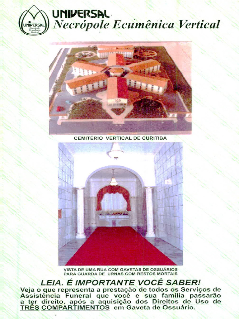 Modelo de Contrato Três Compartimentos de Ossuário 2005 (2) | PDF