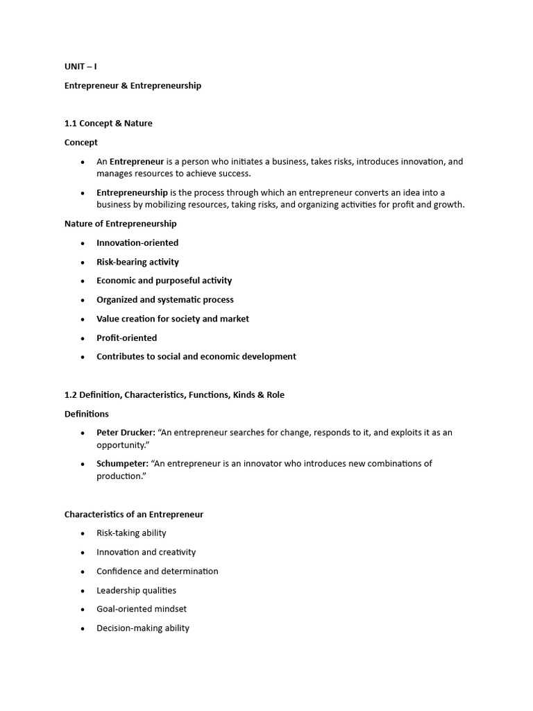 e Ship NOTES | PDF | Entrepreneurship | Venture Capital