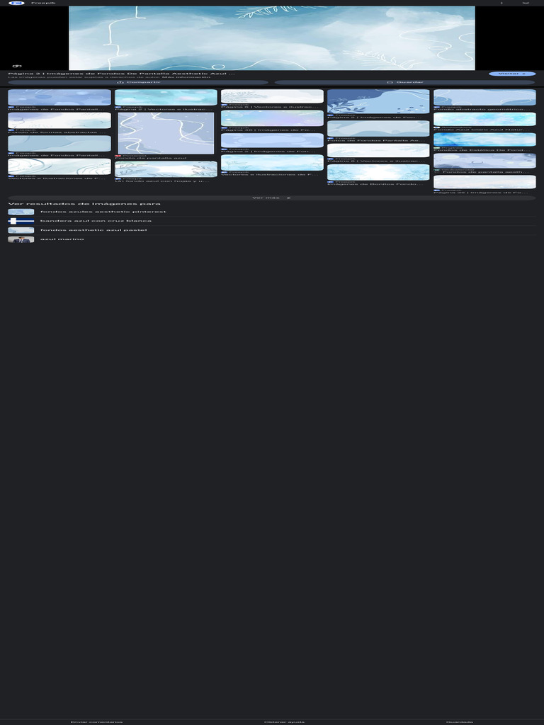Fondo Azul Aesthetic - Buscar Con Google | PDF