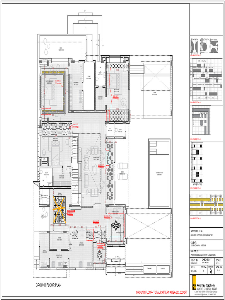 Ground Floor Flooring Layout | PDF | Room | Interior Design