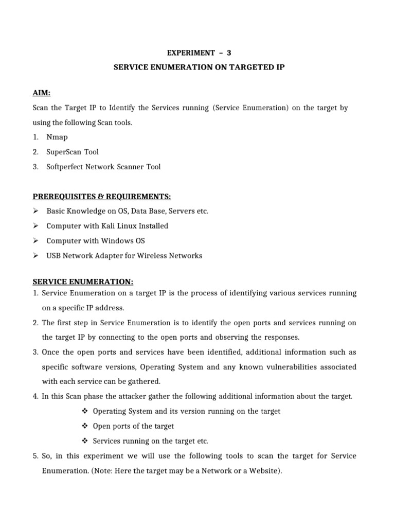 EXP-3 | PDF | Port (Computer Networking) | Network Protocols