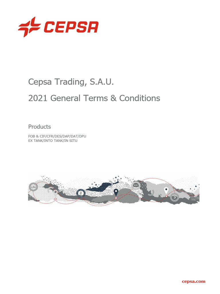 2021 Cepsa Trading Products Gtcs v2 | PDF | Shipping