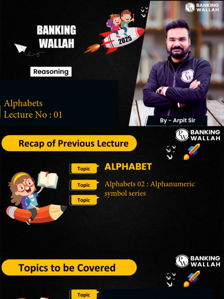 Alphabets 03 _ Class Notes | PDF