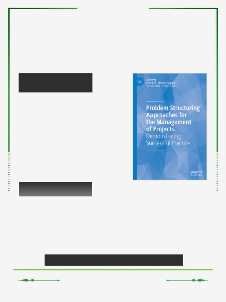 Problem Structuring Approaches for the Management of Projects ...
