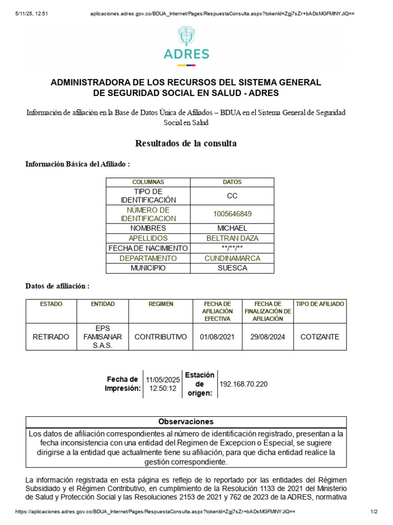 Eps Fosyga | PDF
