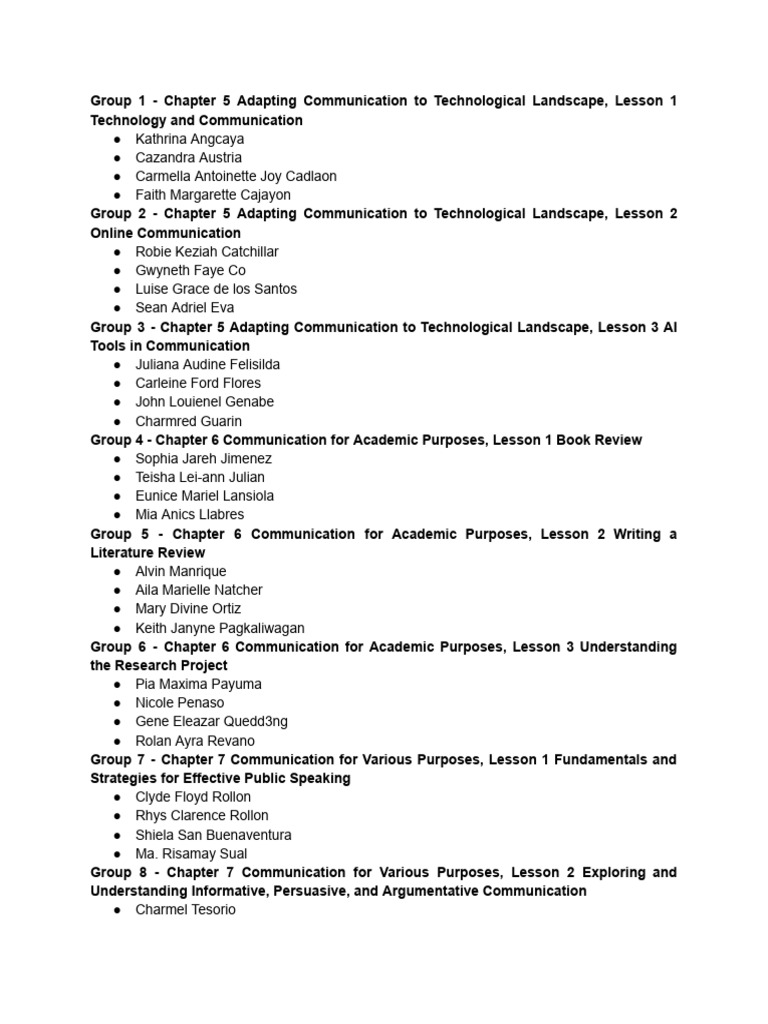 Communication Strategies Across Topics | PDF