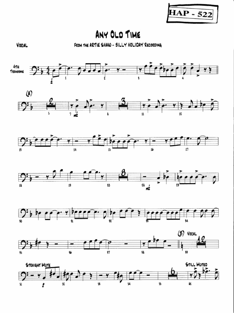 Any Old Time -T-Bone 4 | PDF