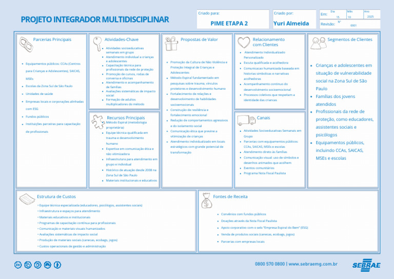 Modelo+de+Negócios+-+Canvas+em+branco.pdf | PDF | Comunicação ...
