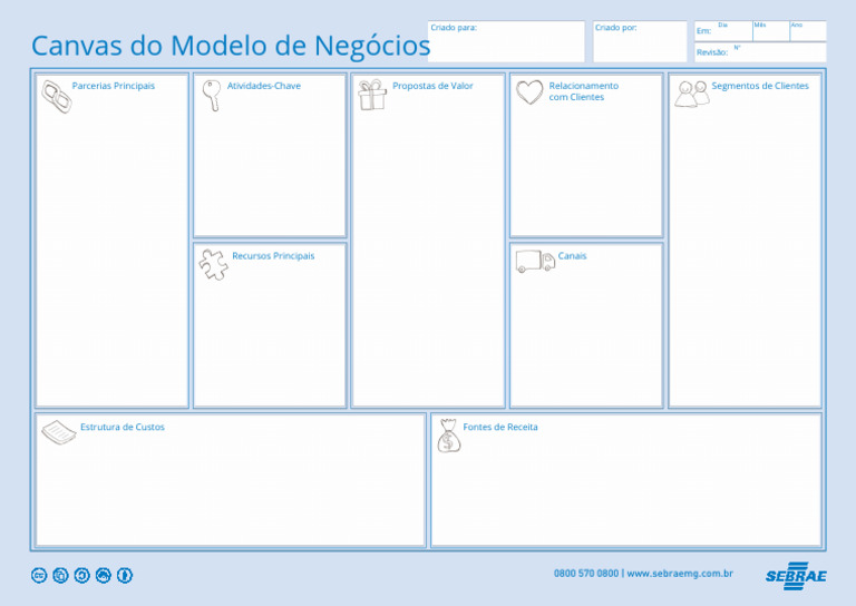 Modelo+de+Negócios+-+Canvas+em+branco.pdf | PDF