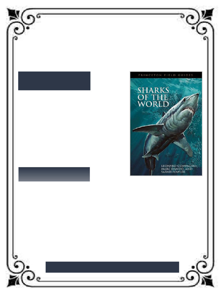 Sharks of the World Princeton Field Guides 34 1st Edition Leonard ...