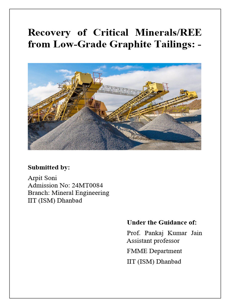 Progress Report Ongoing | PDF | Graphite | Physical Sciences
