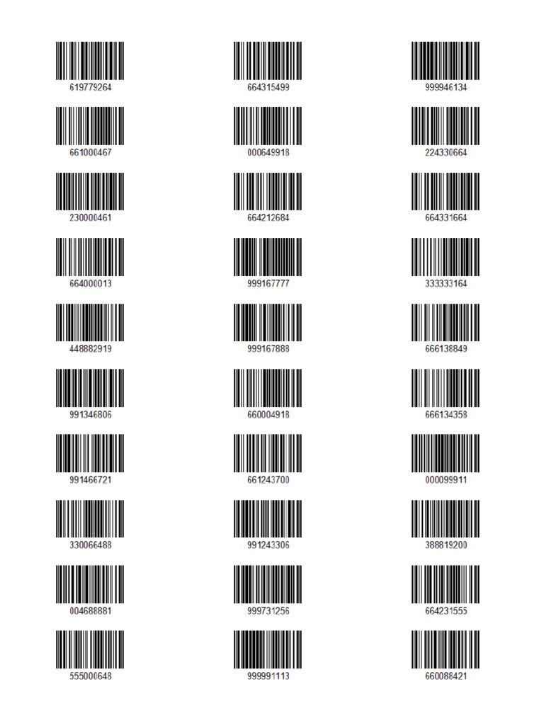 Barcodes | PDF