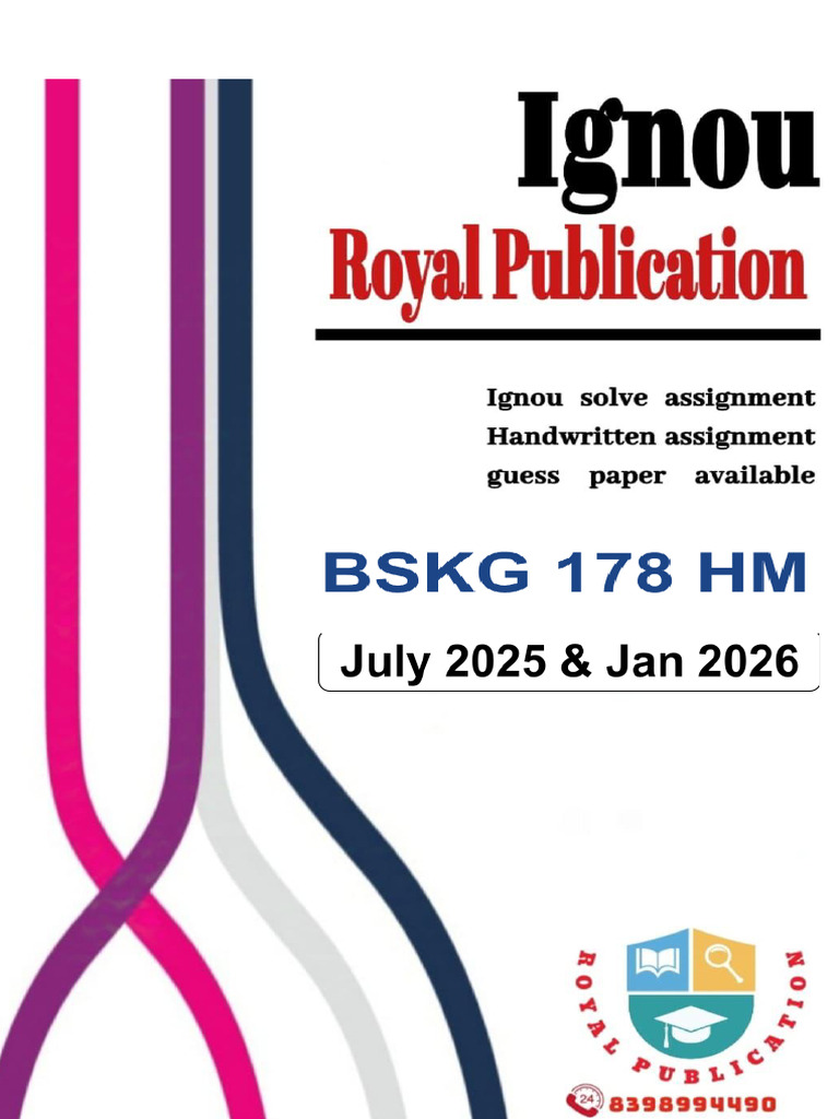 BSKG 178 HM 2025-26 Royal Publication | PDF