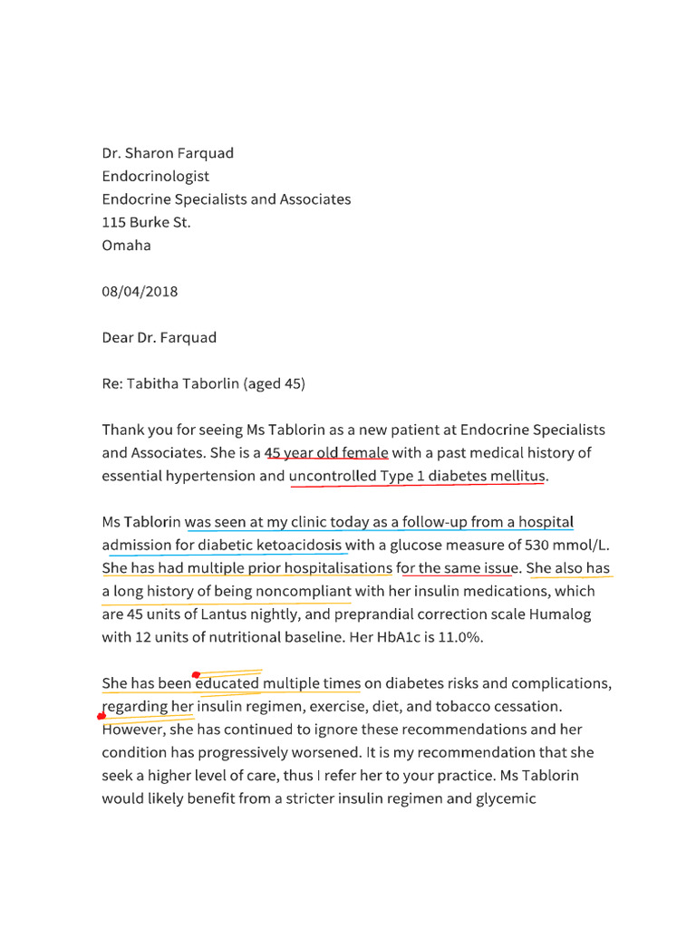 Tabitha Taborlin Answer | PDF