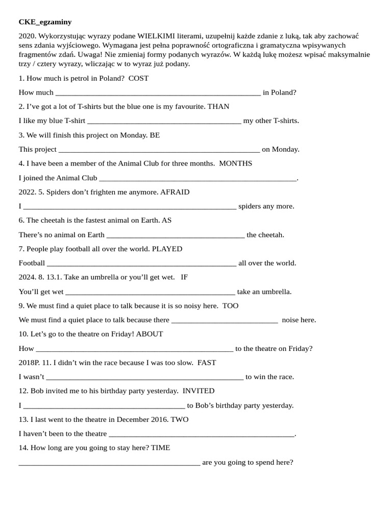 CKE_arkusze_parafraza | PDF | Chess Theory | Chess