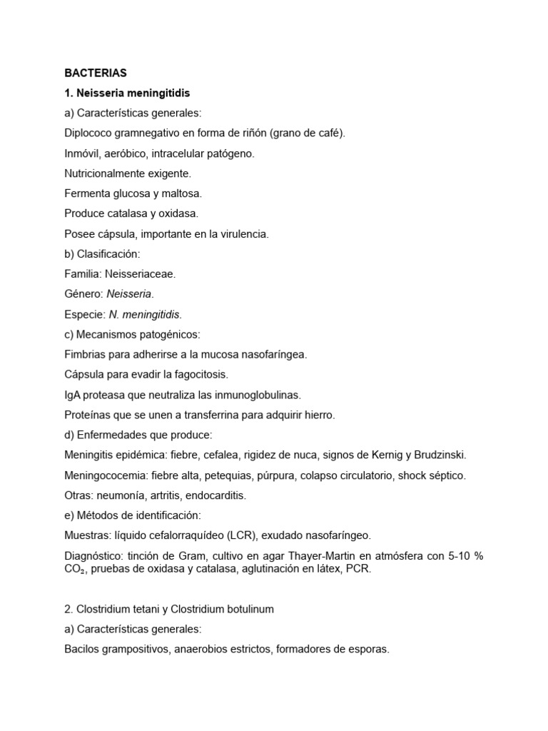 Bacterias | PDF | Rabia | Enfermedades y trastornos humanos