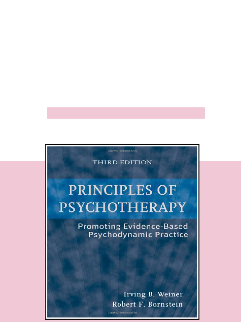 (Ebook) Principles of Psychotherapy: Promoting Evidence-Based ...