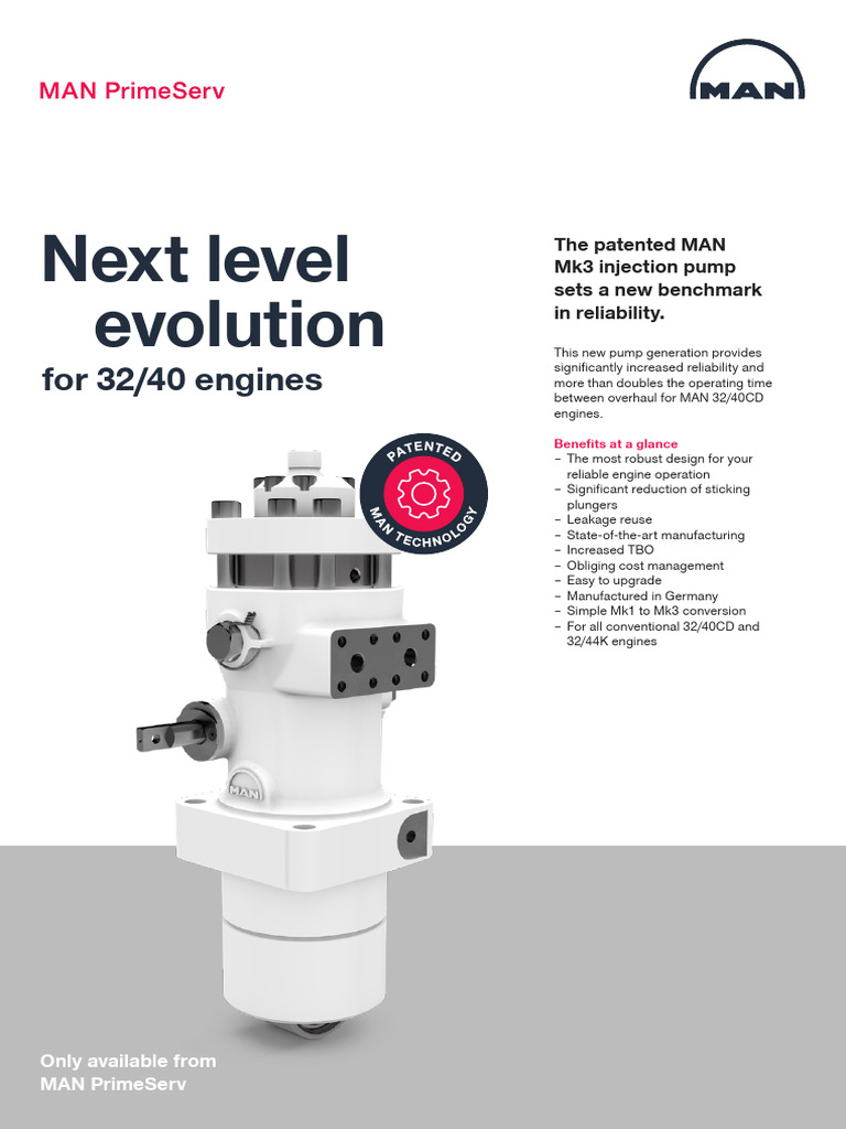 MK3 Pump Easy Retrofit Lacquering Prevention Compatible With MAN ...
