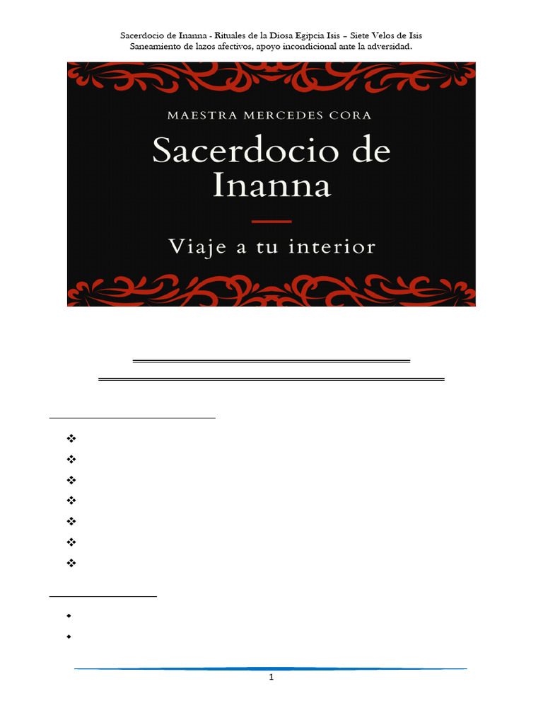 Ritual de los Siete Velos de Isis | PDF