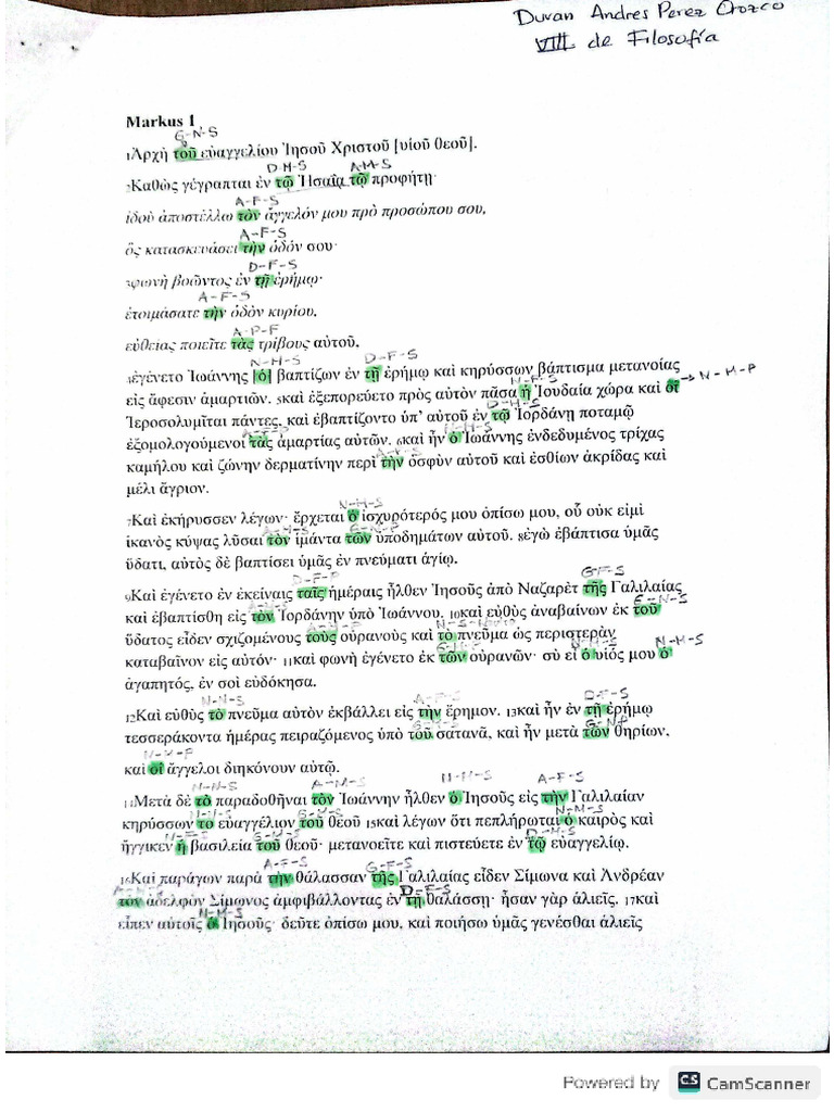 Markus 1 | PDF