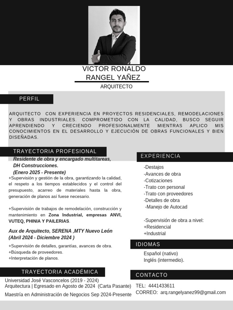 CV_Arq Ronaldo Rangel | PDF