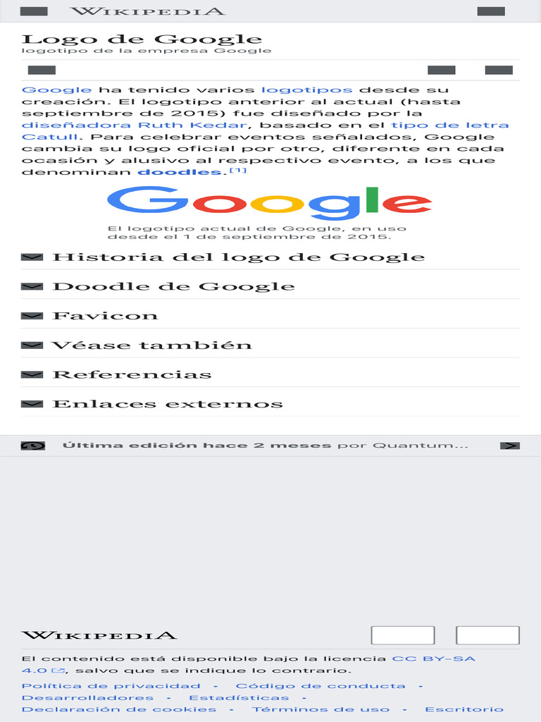 Logo de Google - Wikipedia, La Enciclopedia Libre | PDF