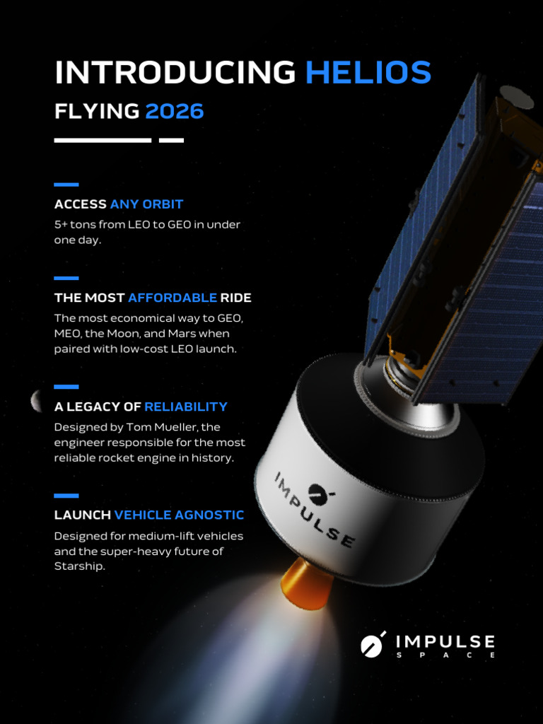 Helios - Impulse Space (2024A Flyer) | PDF | Aerospace | Outer Space