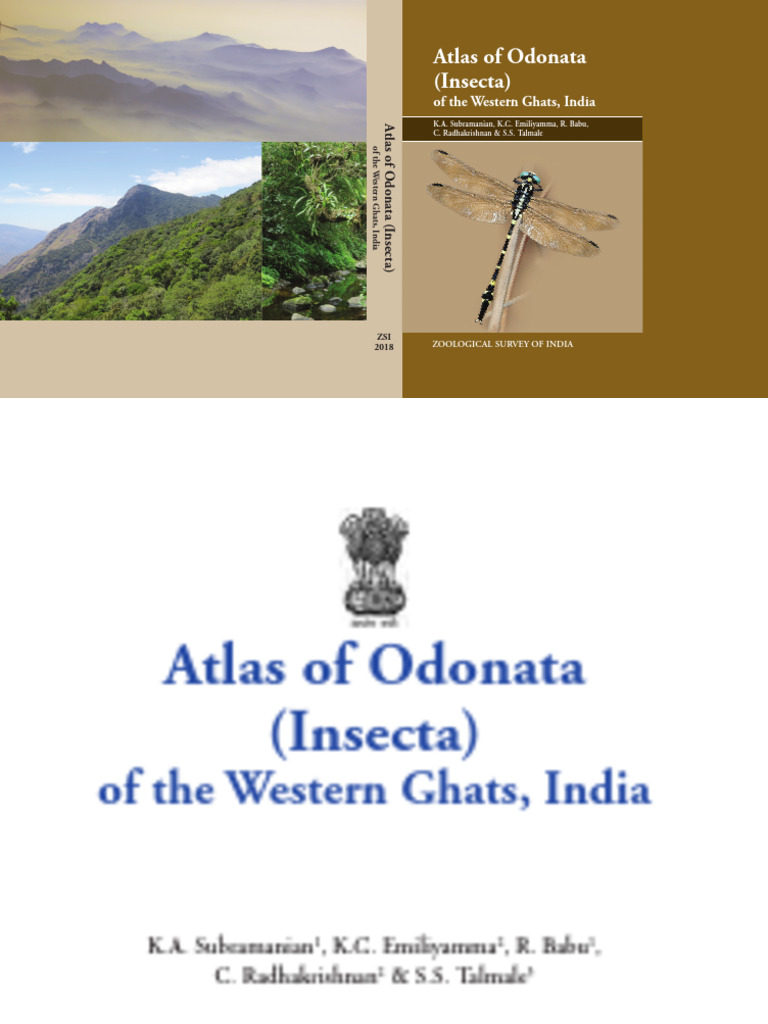 Odonata Atlas of Western Ghats, India | PDF