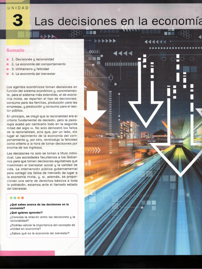 Tema 03 - Las Decisiones en La Economía | PDF | Conducta economica | Racionalidad