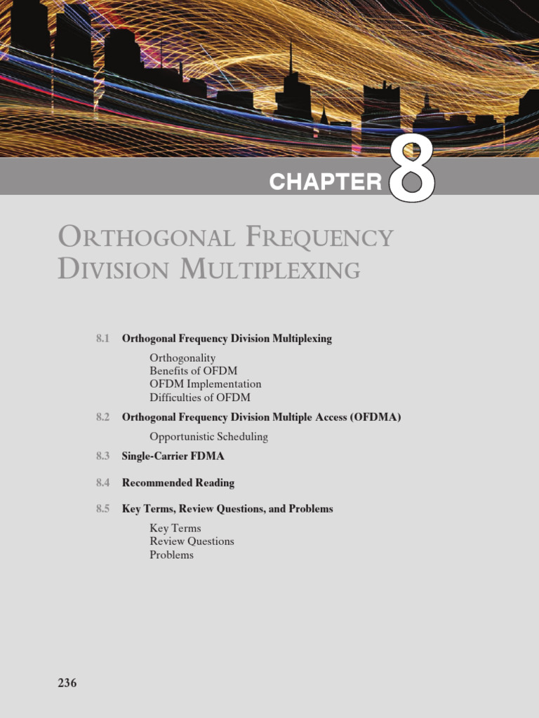 OFDM | PDF | Orthogonal Frequency Division Multiplexing | Channel ...