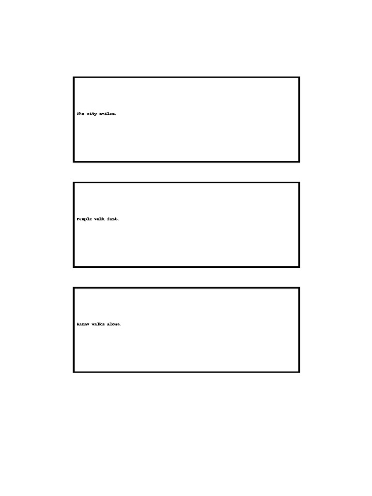 The Boy Who Couldnt Look Away Visual Comic | PDF