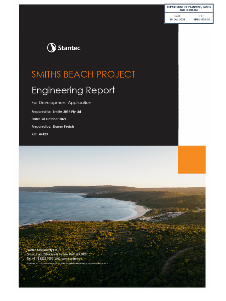 Appendix R - Engineering Report (Stantec 2021) | PDF | Stormwater ...