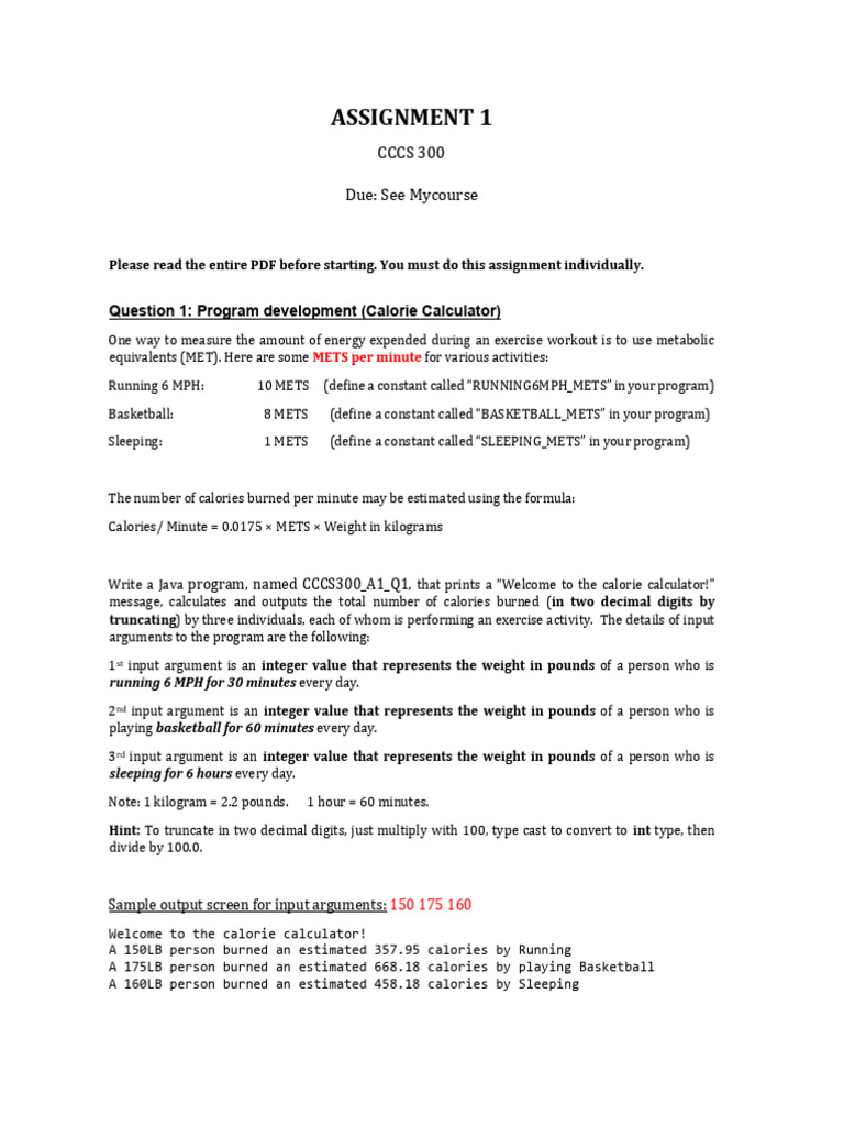 2025F CCCS 300 Assignment 1 | PDF