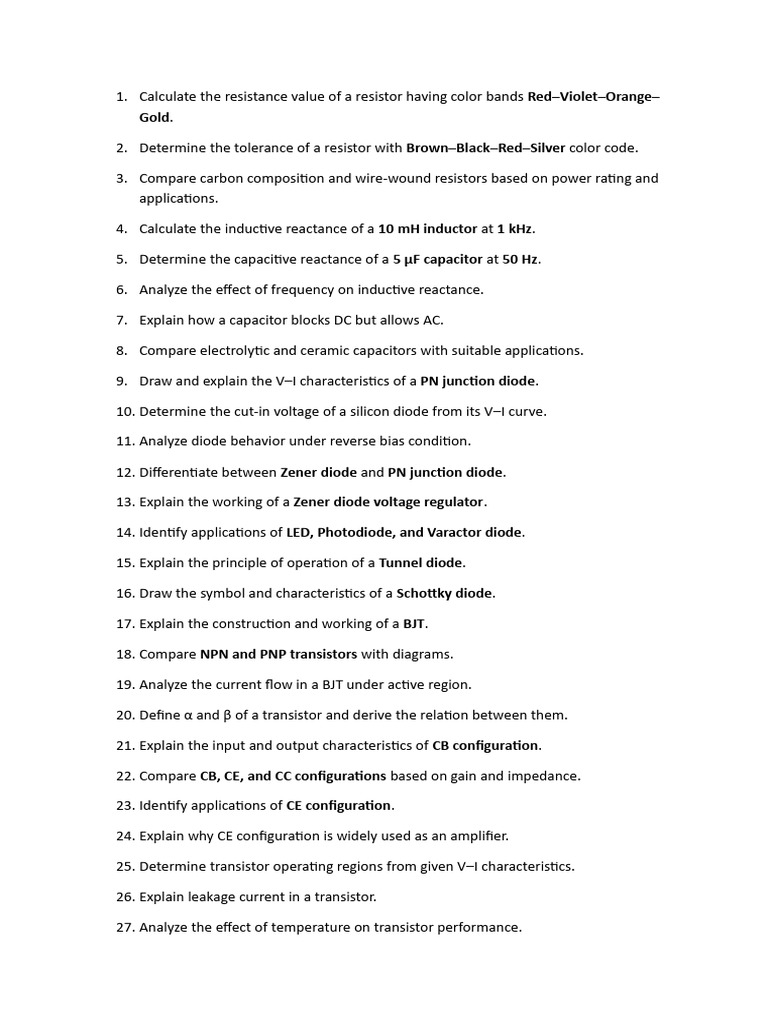 Basic Electronics | PDF | Rectifier | Amplifier