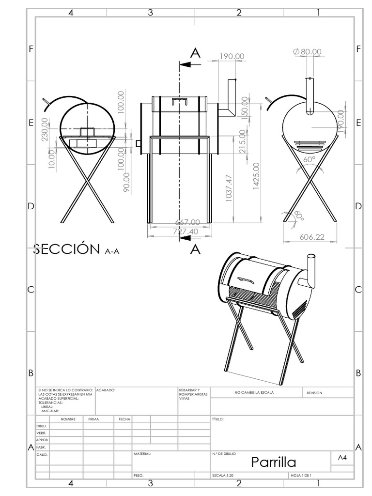 Parrilla Plano | PDF